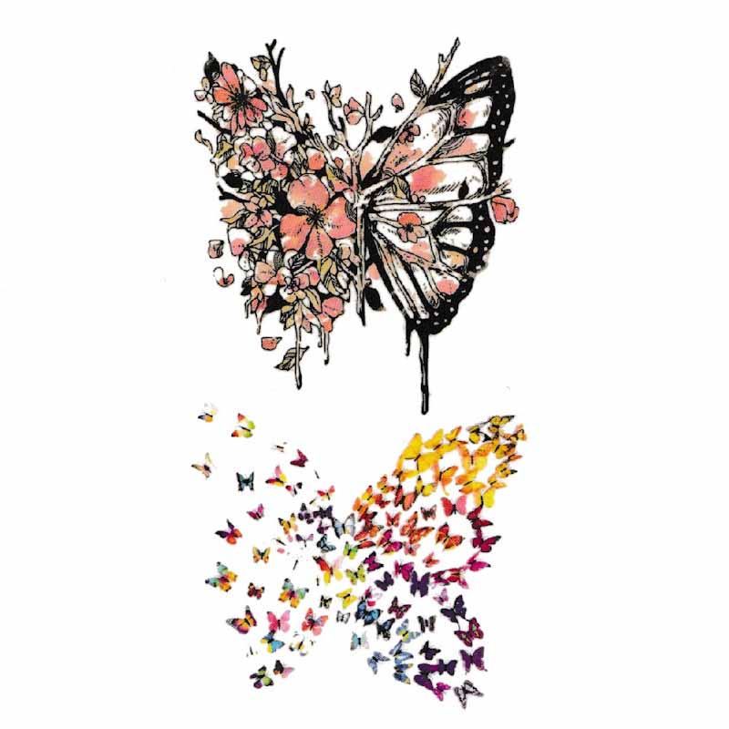 Tatouage Ephemere Papillon